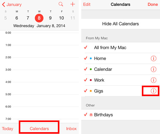 Add And Delete Calendars On The IPhone With IOS 7 The IPhone FAQ