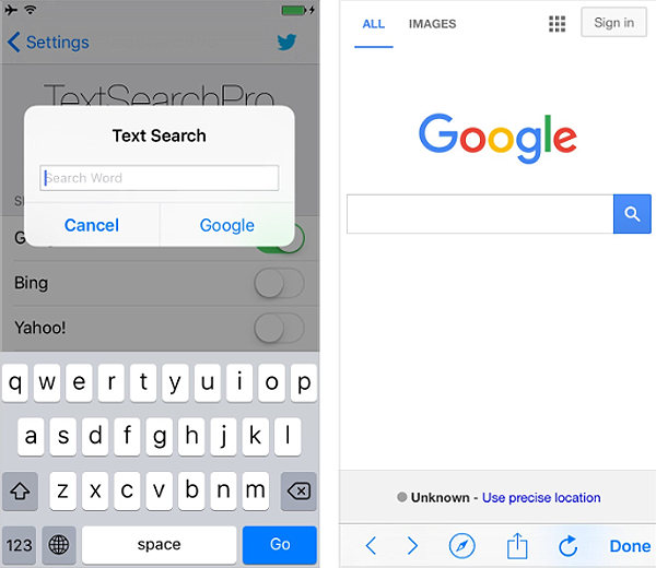 Search from anywhere in iOS with TextSearchPro | The iPhone FAQ