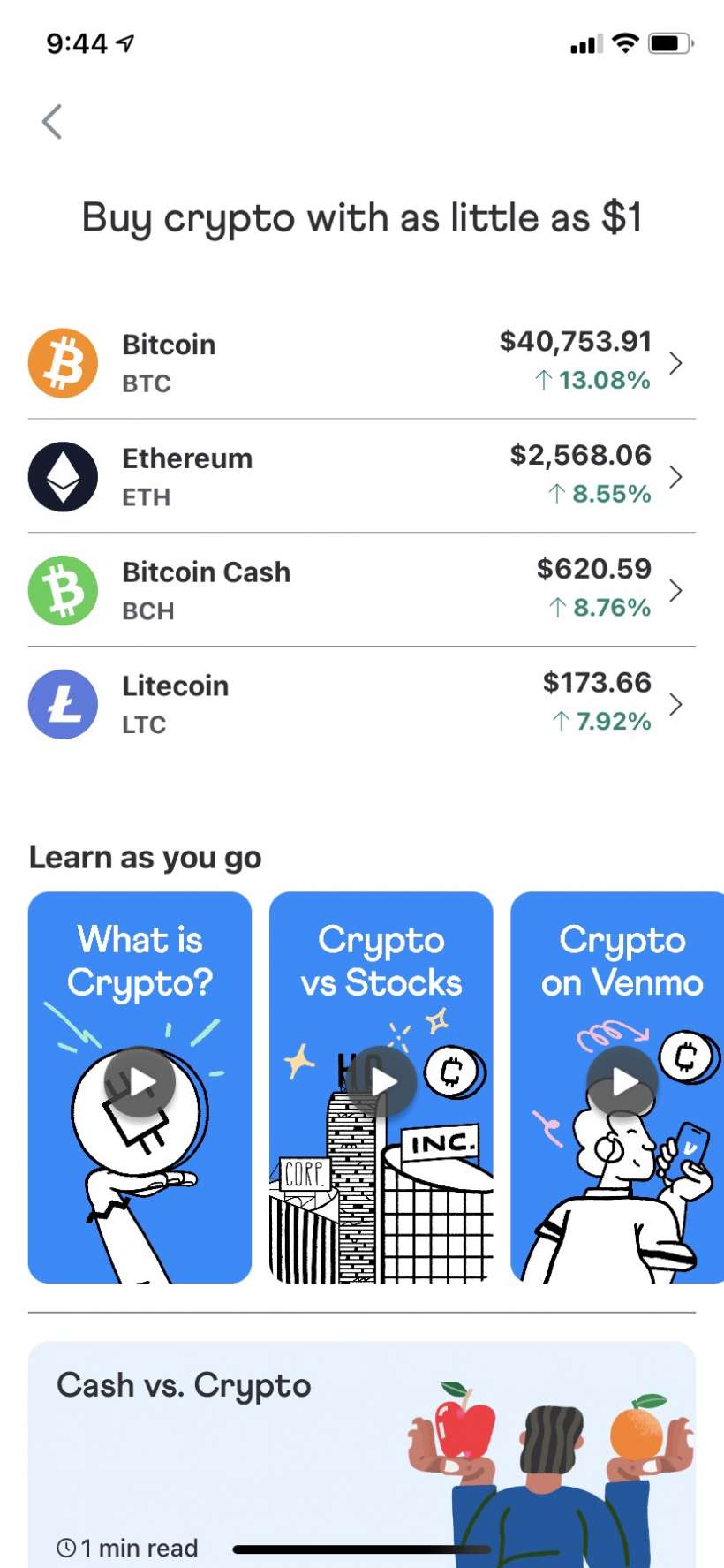 How do I buy cryptocurrency through Venmo? | The iPhone FAQ