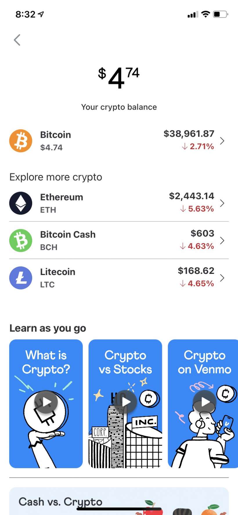 Can I transfer crypto I buy through Venmo to other accounts? | The ...