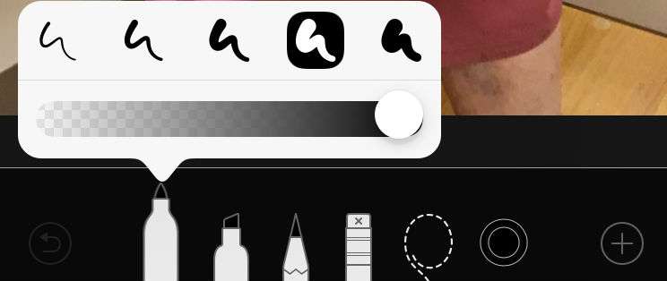 How to change the tip size of the iPhone markup tools | The iPhone FAQ