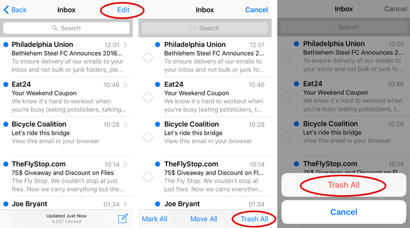 How Can I Delete All IOS Mail Messages The IPhone FAQ